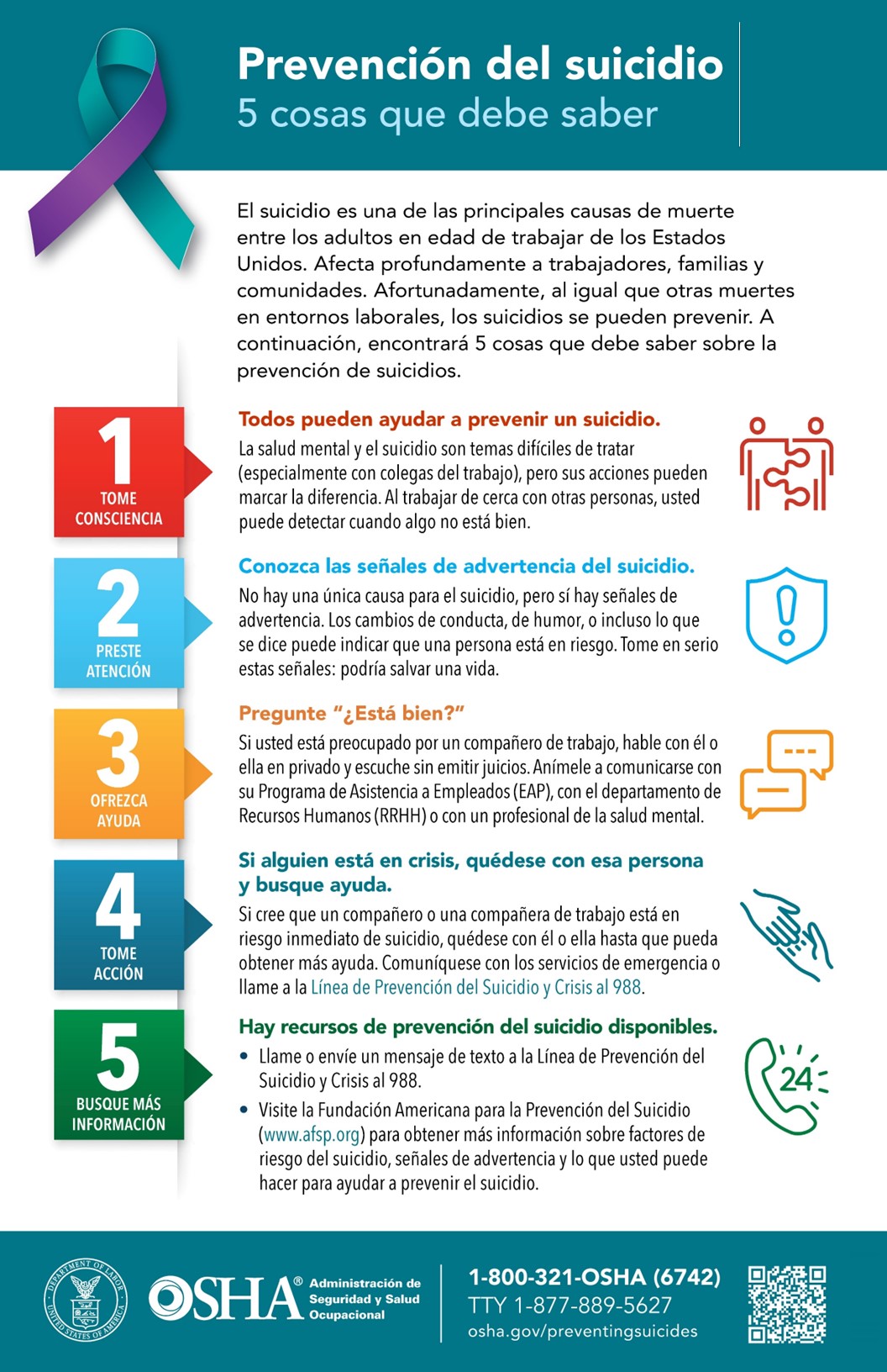 Newsline | Share OSHA’s ‘Suicide Prevention: 5 Things You Should